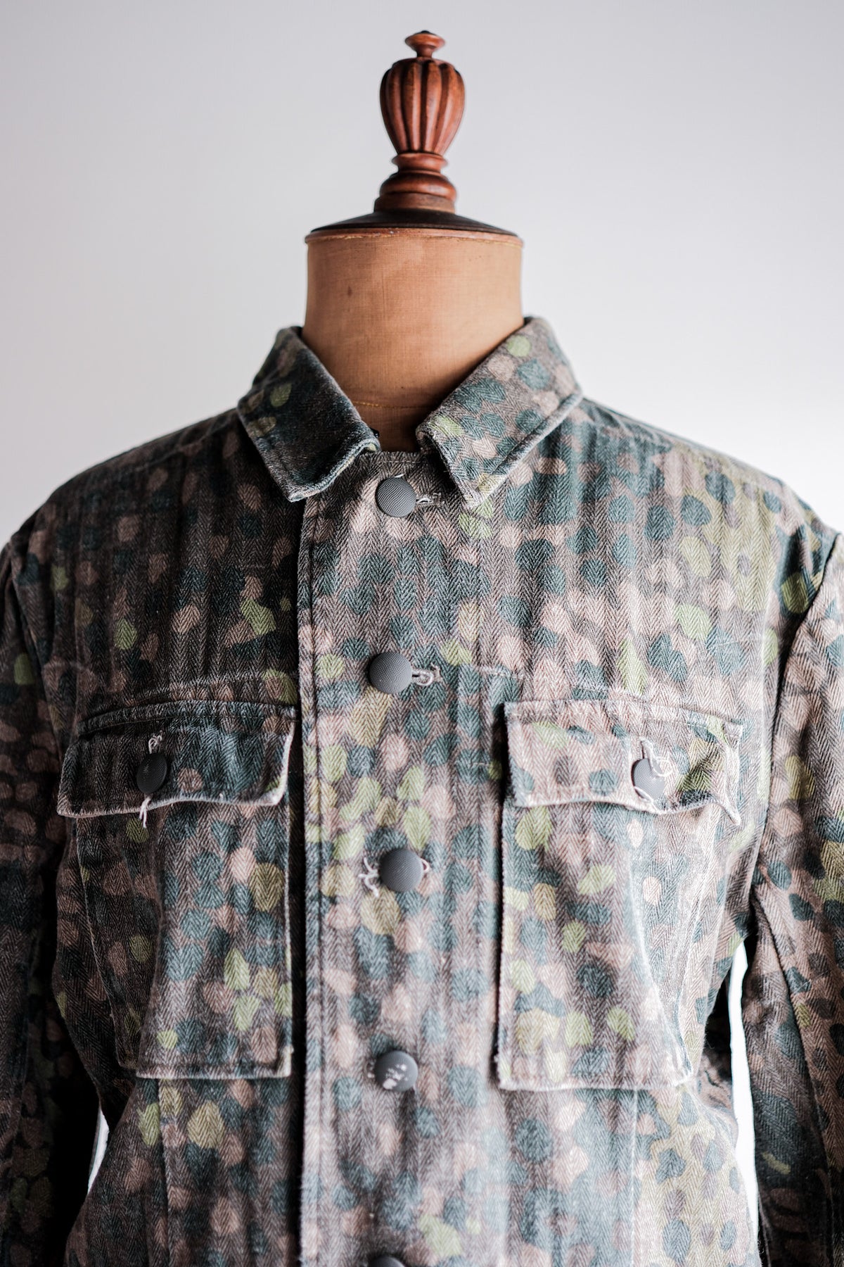 [~00's]German Waffen-SS Type Pea Dot Camouflage M44 HBT Field Jacket ...