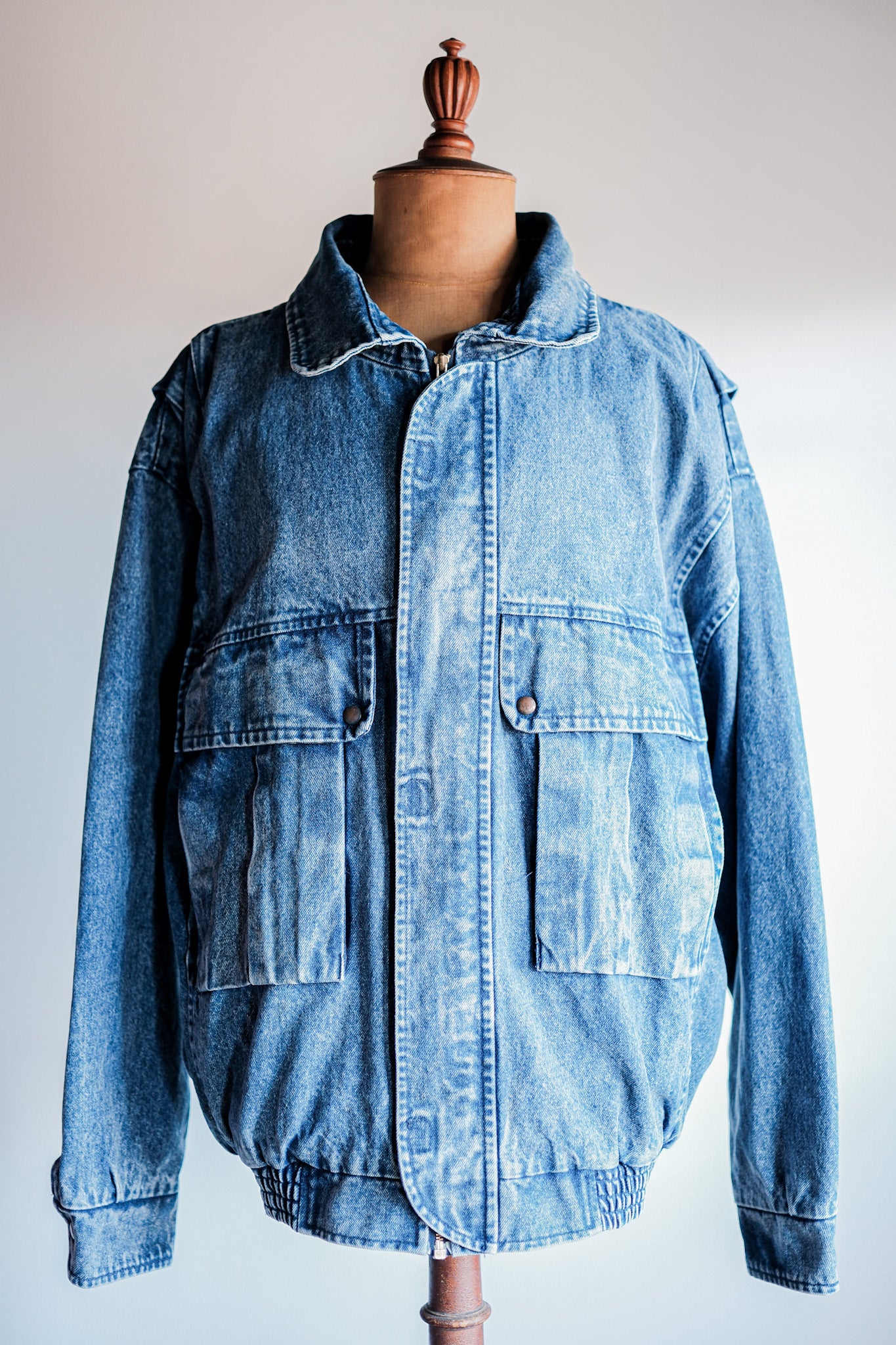 80's】Italian Vintage Denim Jacket
