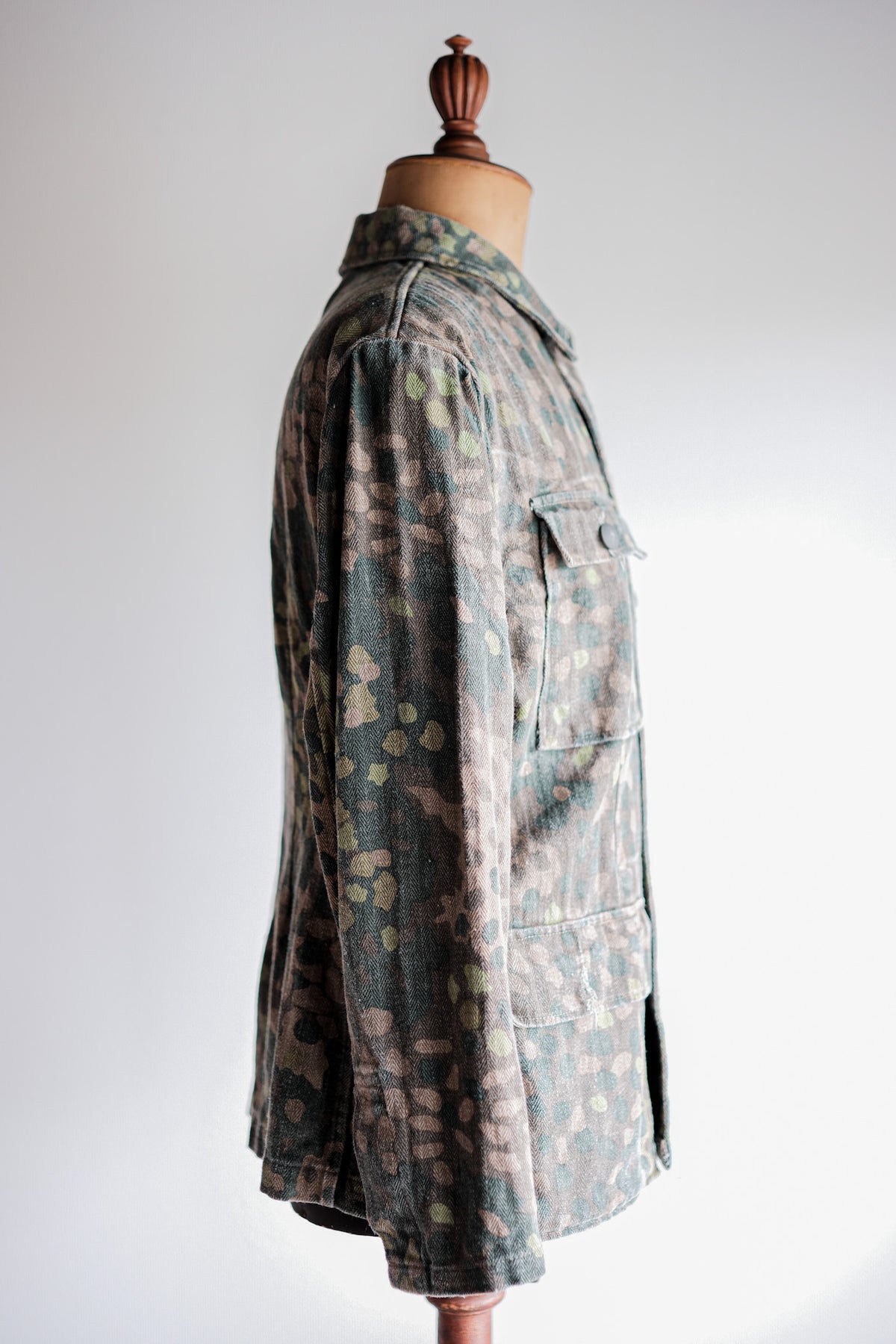 [~00's] German Waffen-SS Type Pea Dot Camouflage M44 HBT Field Jacket
