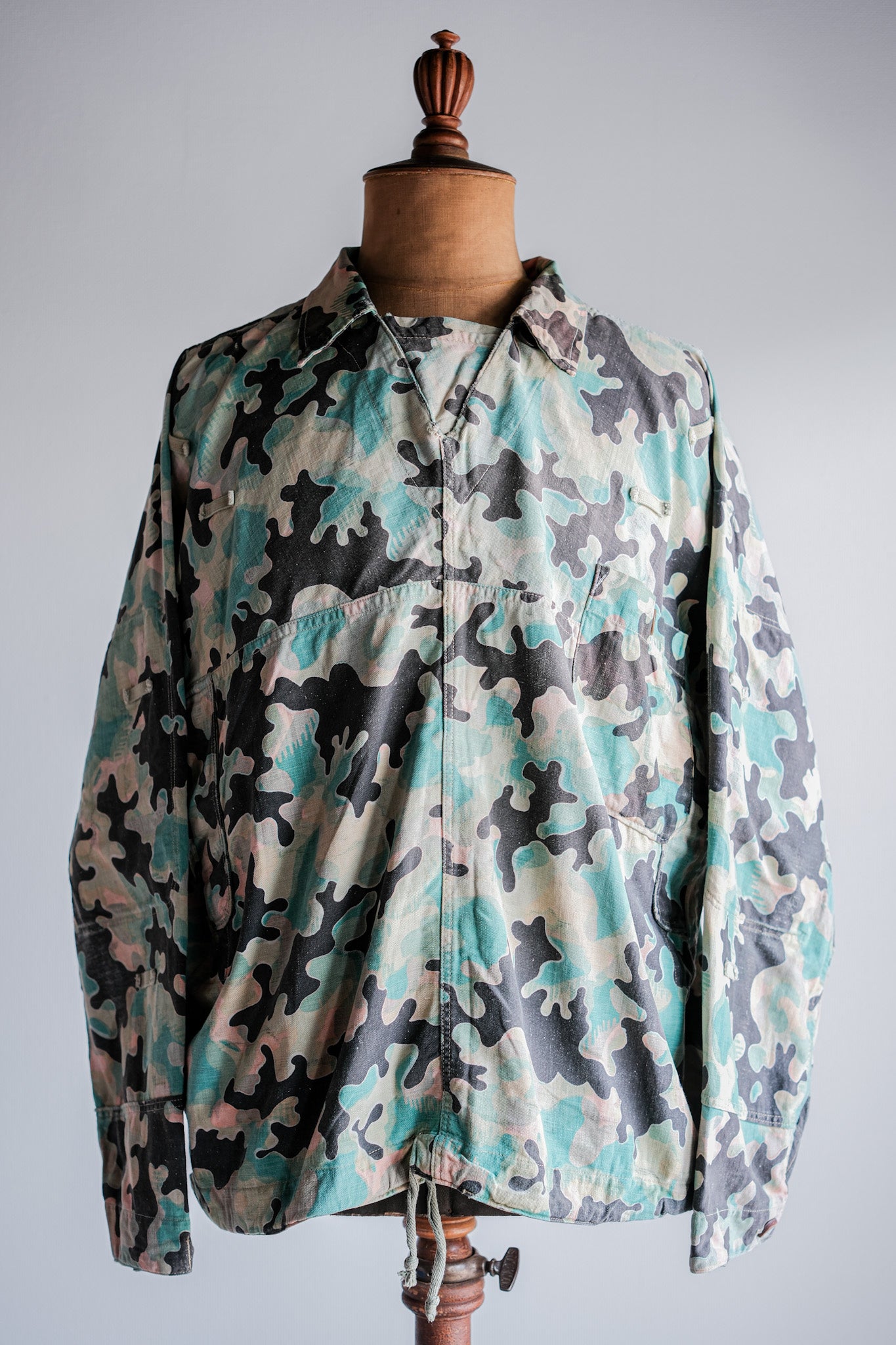 50's】Czechoslovakian Army Dubaky Camouflage Reversible Smock
