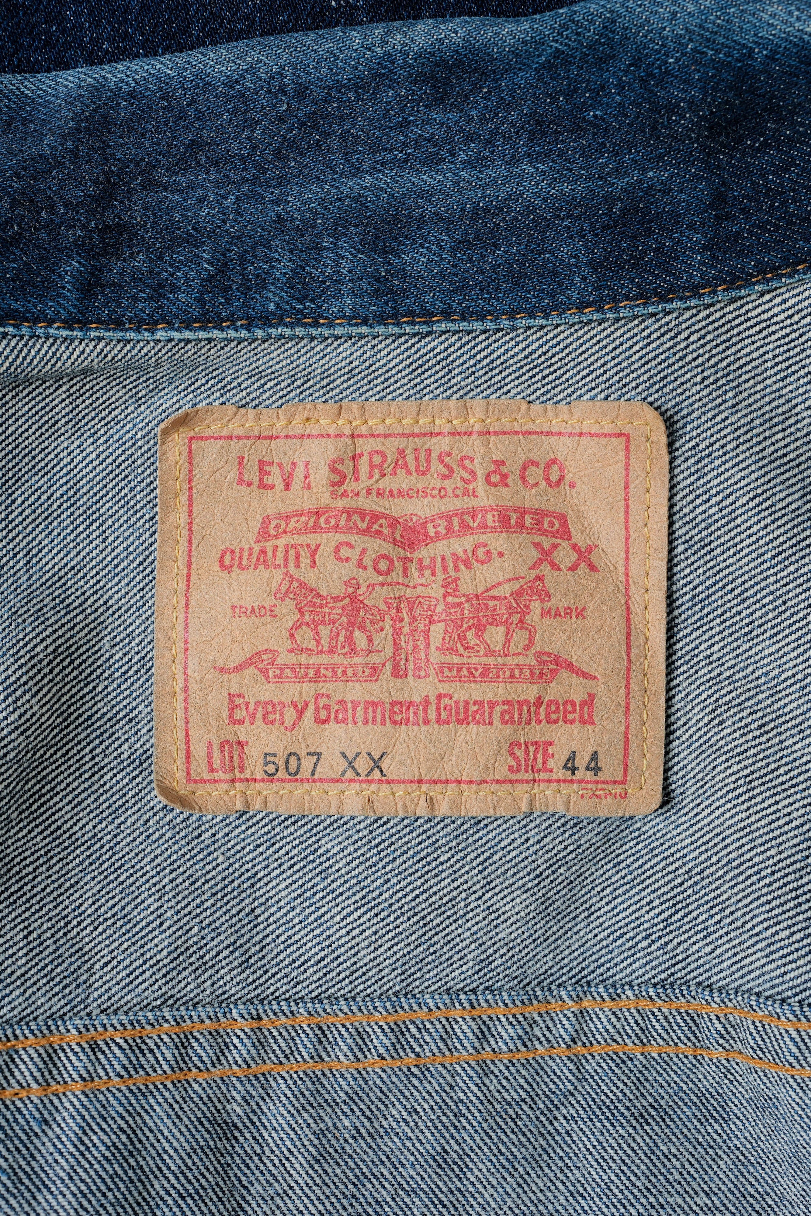 90's】Vintage Levi's 507XX Denim Jacket Size.44 90's】Vintage Levi's 507XX Denim Jacket Size.44