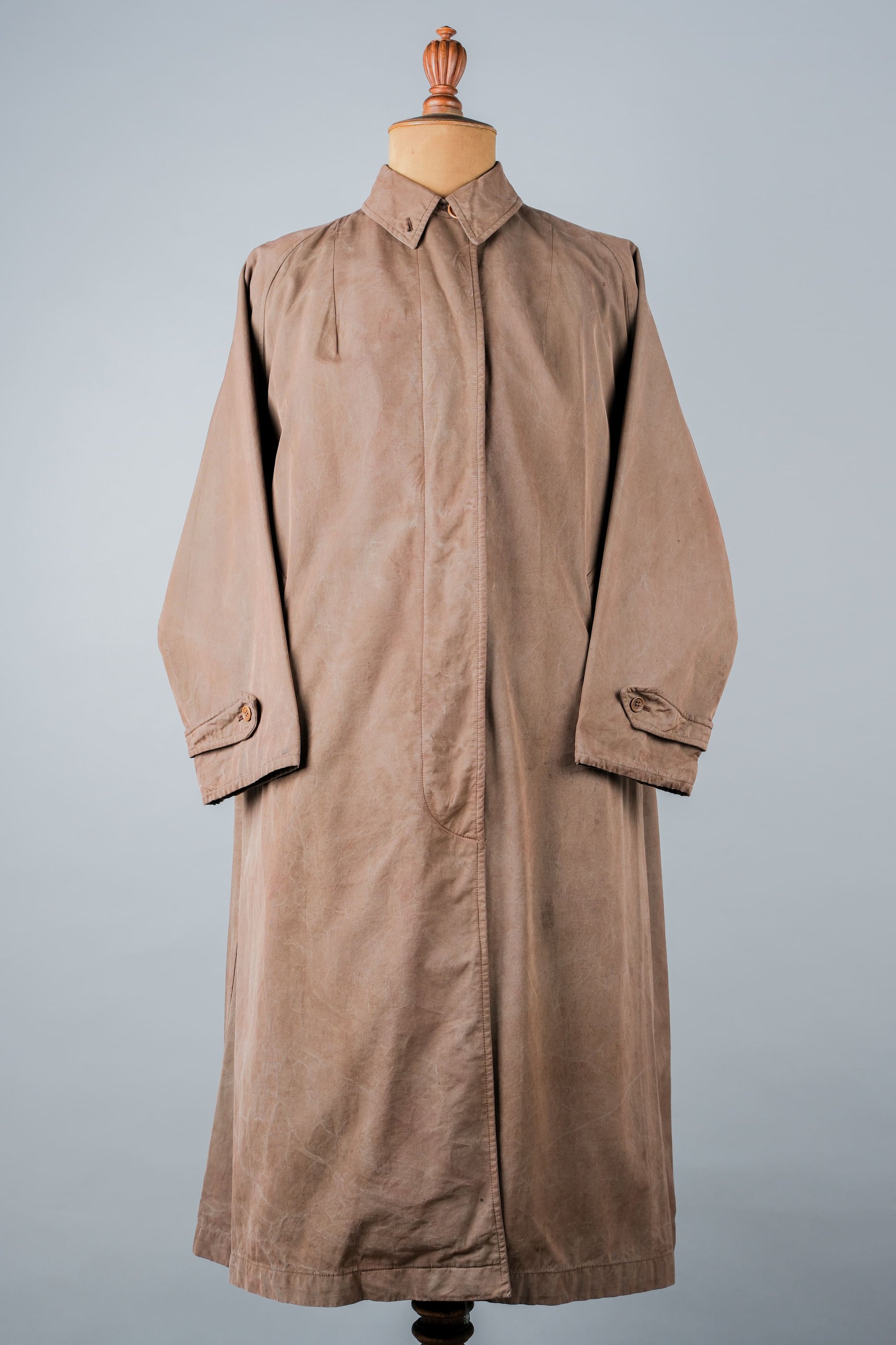 40's】Vintage Burberrys Paris Single Raglan Balmacaan Coat C100 for L