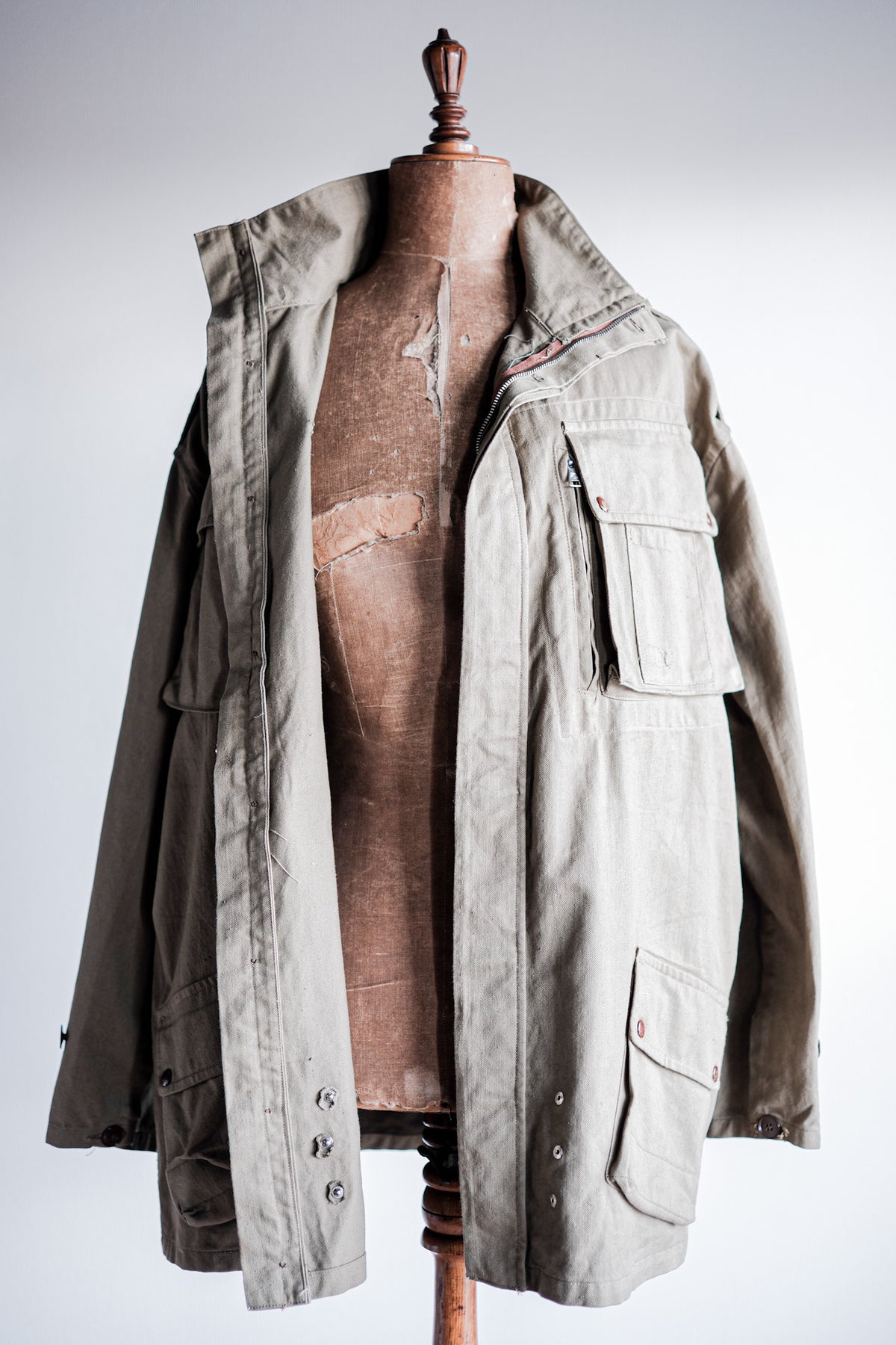 40's】French Army TAP47 Paratrooper Jacket "1st Type" "Dead Stock"